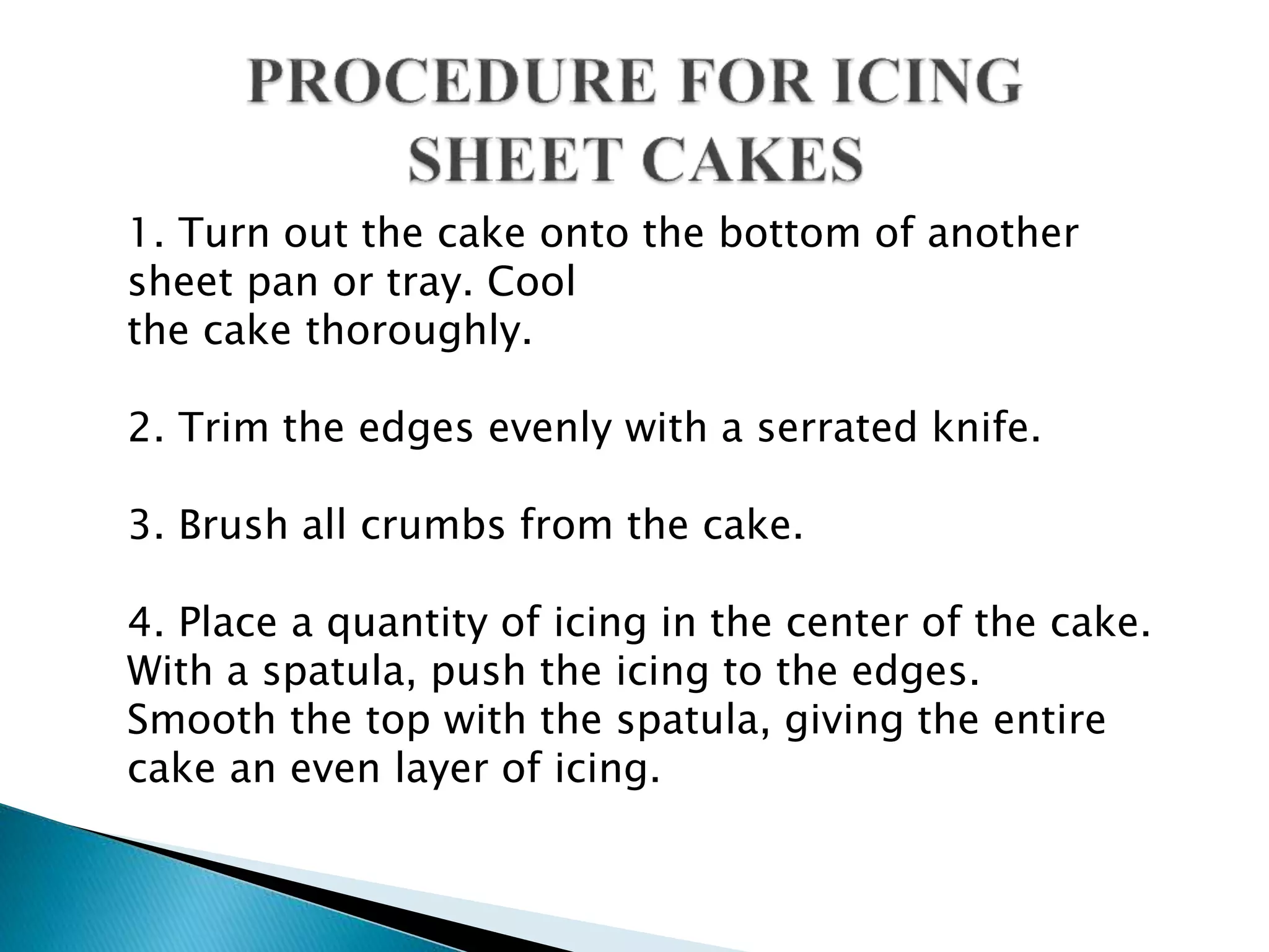Six basic kinds of icing | PPT