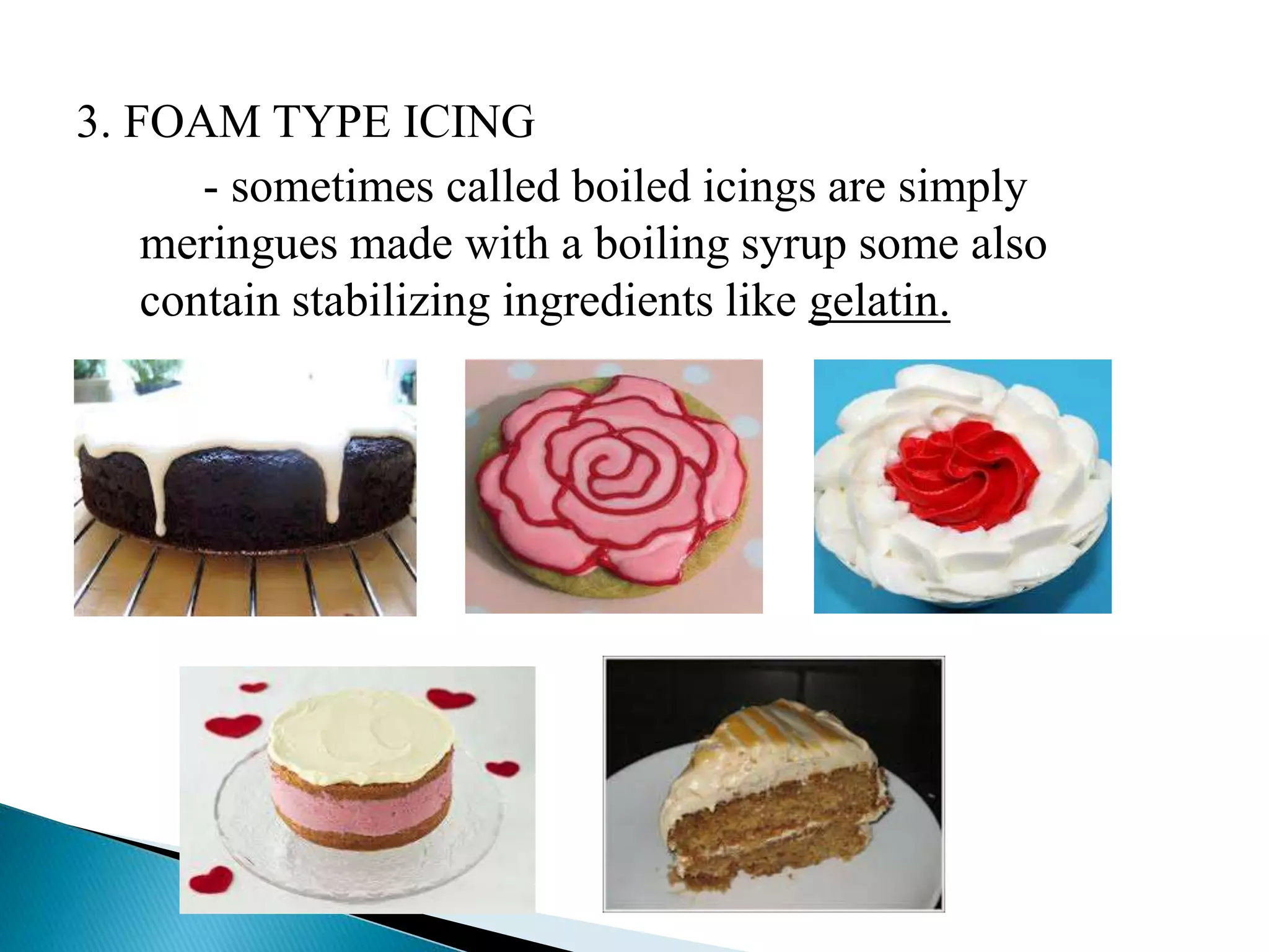 Six basic kinds of icing | PPT