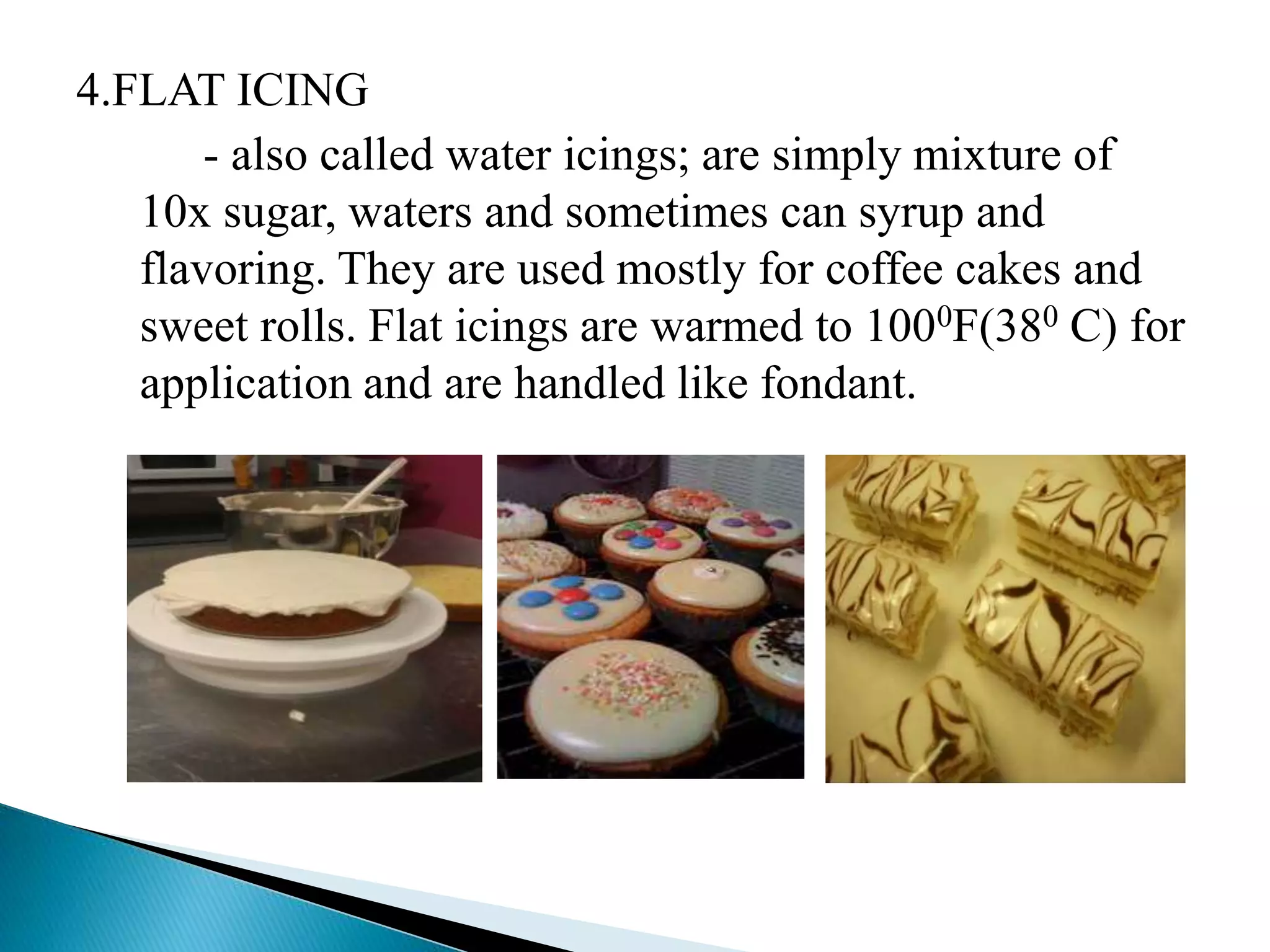 Six basic kinds of icing | PPT