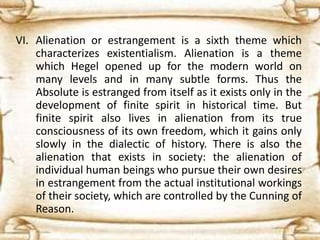 Six basic themes of existentialism | PPTX