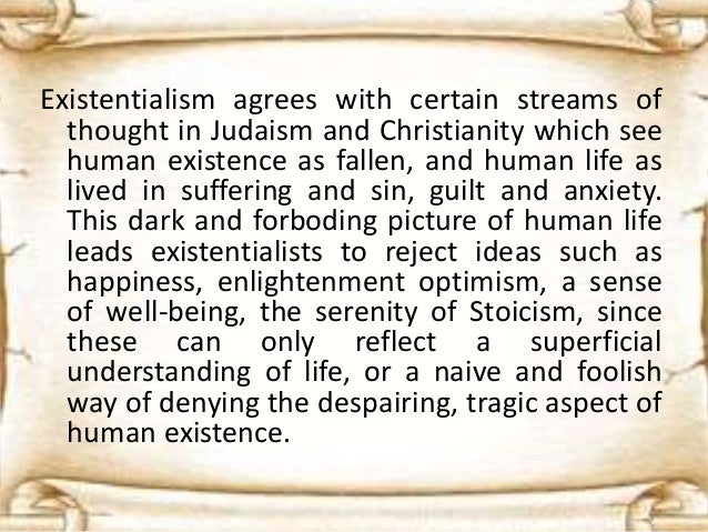 Six basic themes of existentialism