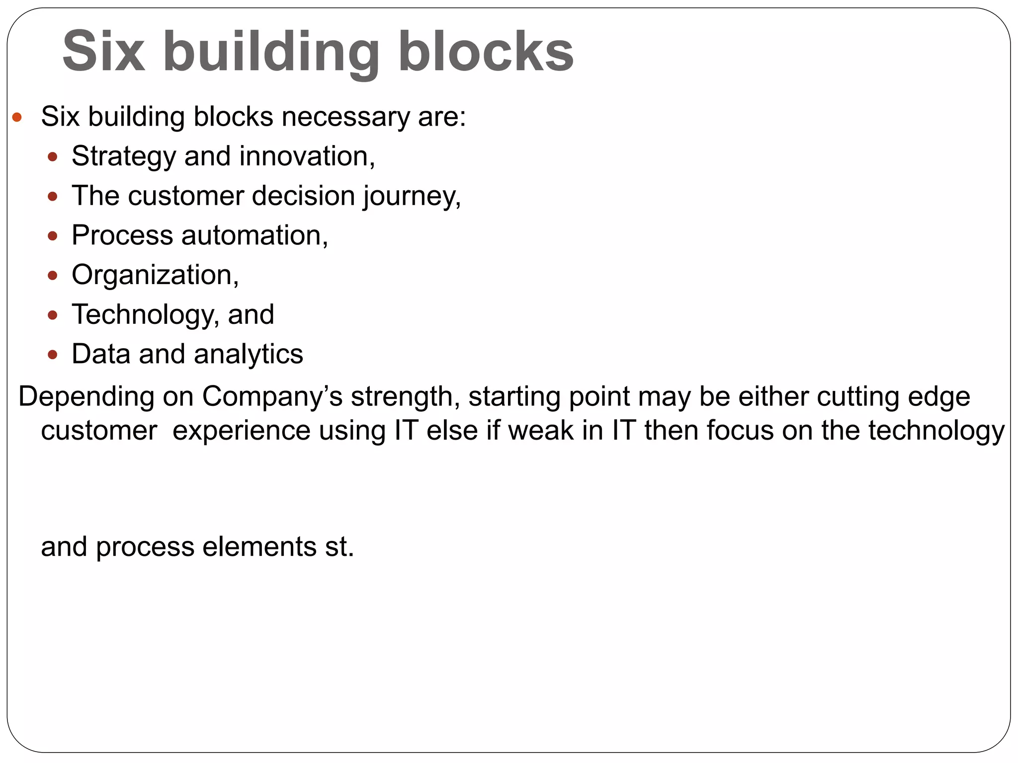 Six building blocks for creating a high performing digital | PPT