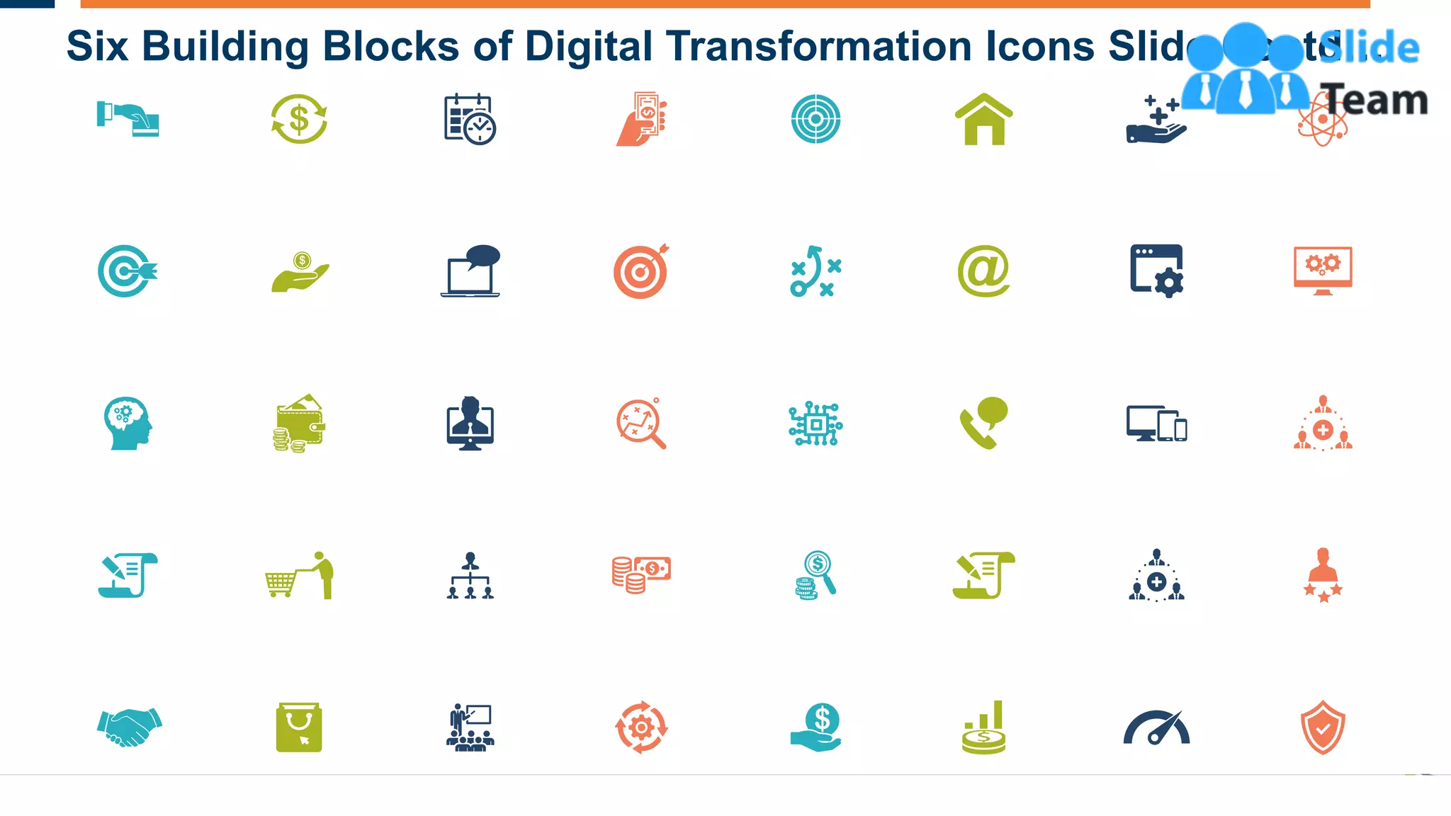 Six Building Blocks Of Digital Transformation Powerpoint Presentation ...