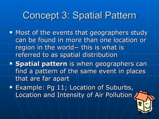 Six Concepts of Geography | PPT