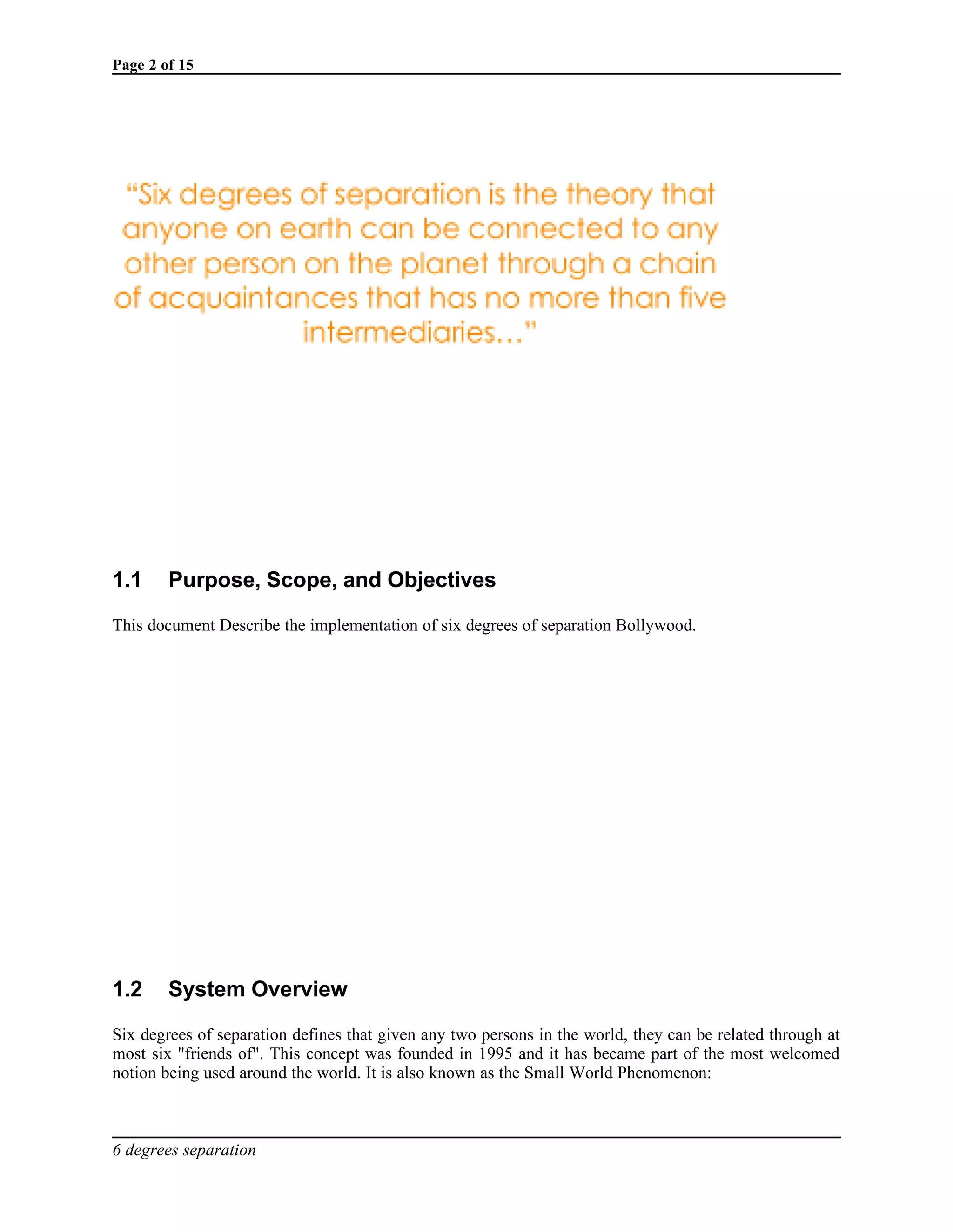 Six Degrees Of Separation | DOC