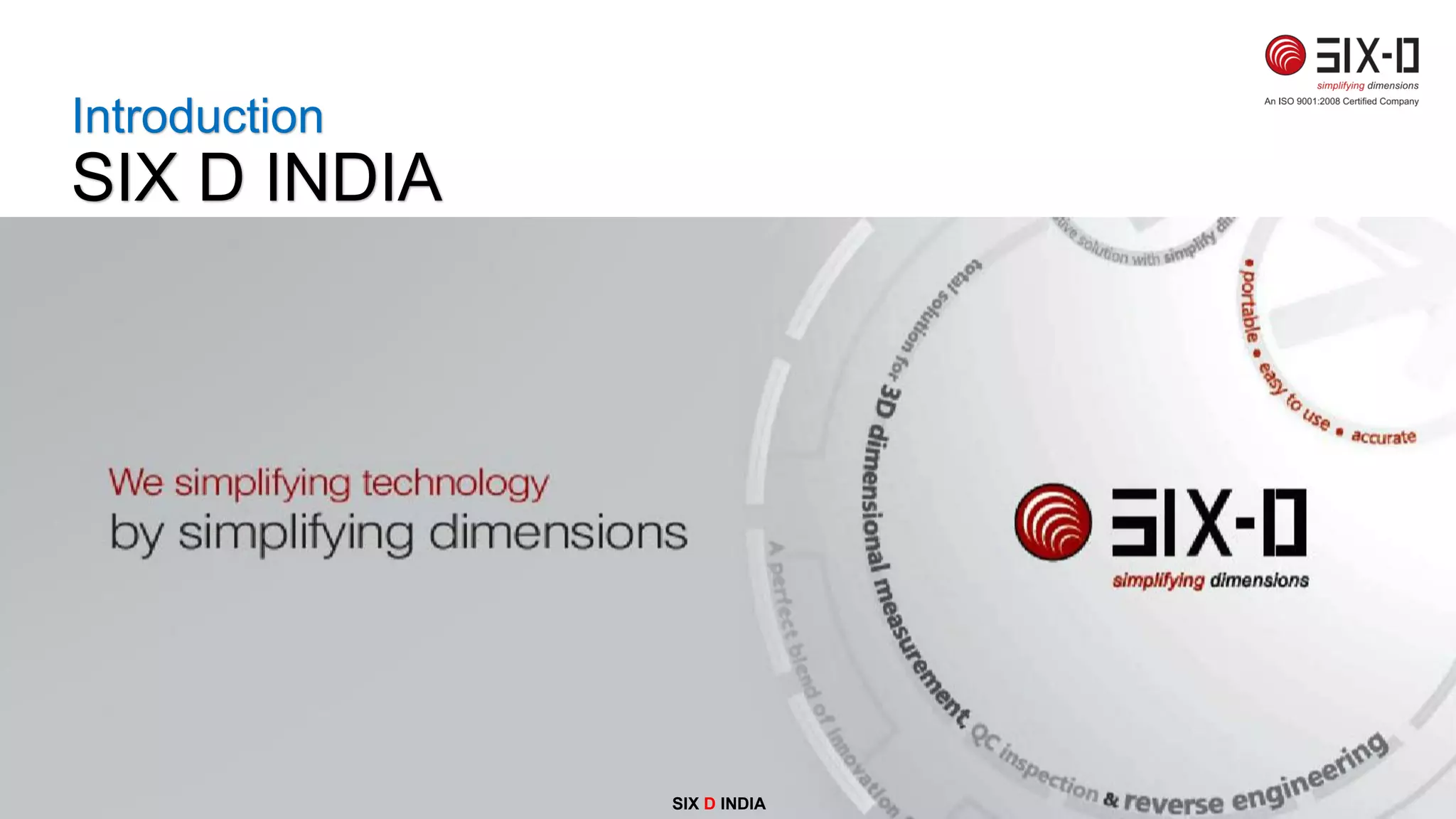 Six D India - Reverse Engineering, 3D Inspection, 3D Laser Scanning | PDF