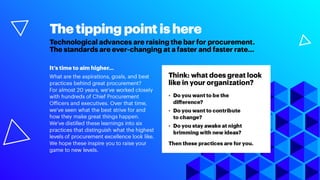 Six distinctions of GREAT Procurement | PDF