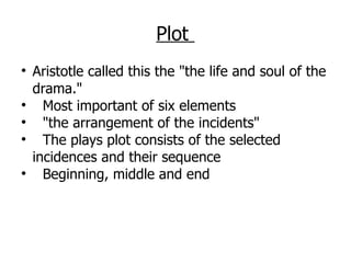 Six Elements | PPT | Drama | Genres