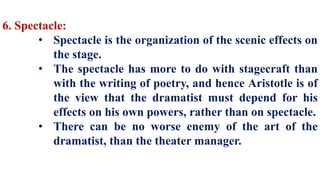 Six elements of tragedy | PPTX