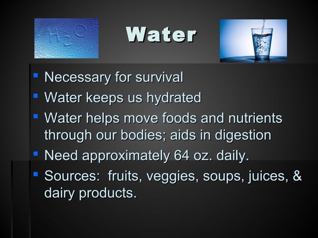 Six essentialnutrients | PPT