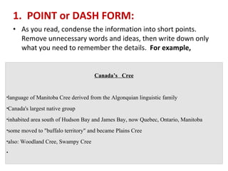 Six Examples Of Ways To Take Notes Vr1.1 | PPT