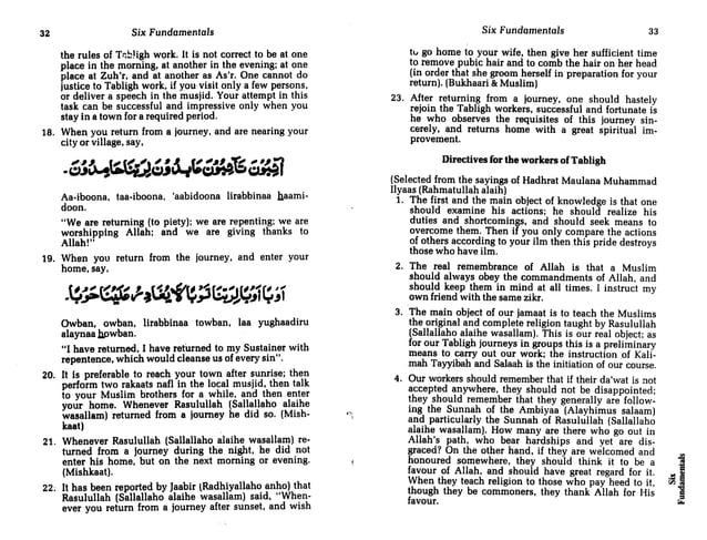 Six Points of Tabligh | PDF