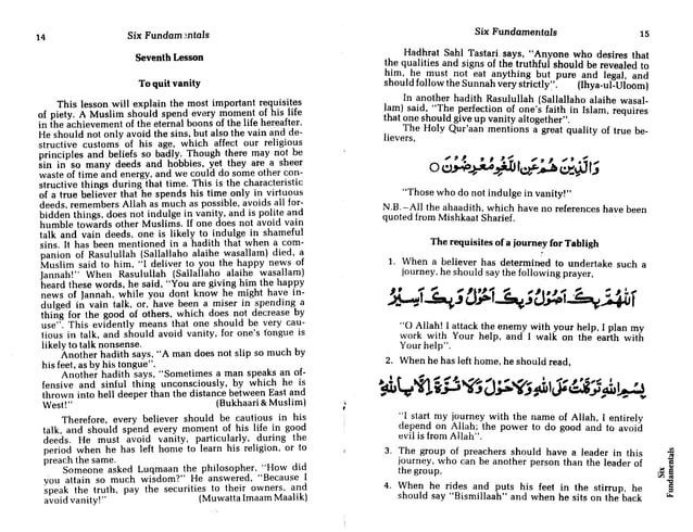 Six Points of Tabligh | PDF