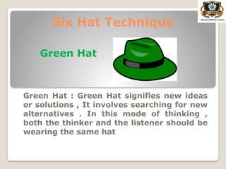 Six Hats Techniques for smart goal .pptx