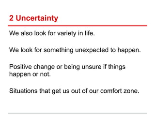 Six human needs | PDF