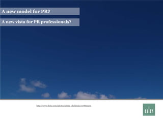 Six Influence Flows – a new PR model? | PPTX