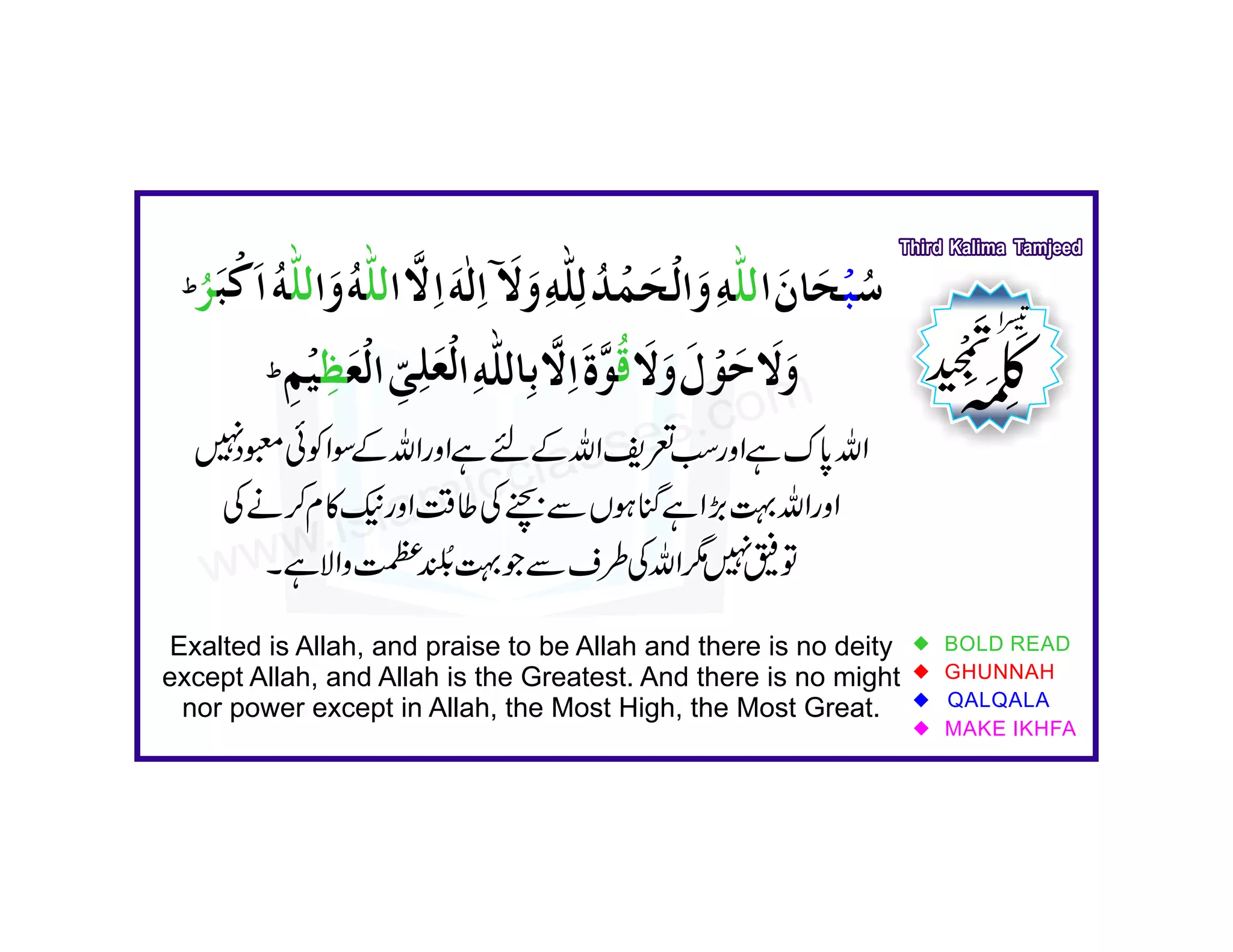 Six Kalma's in English & Urdu | PDF