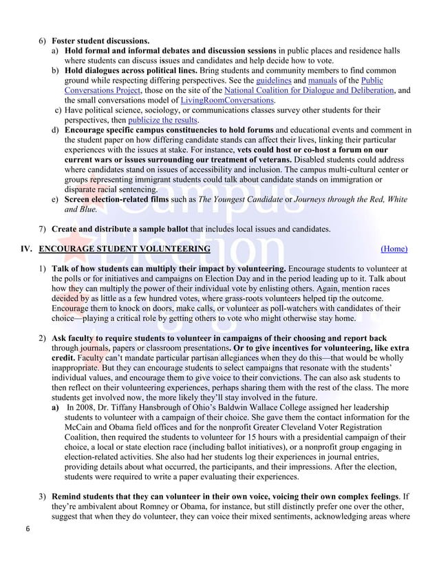 CEEP Six Key Ways to Act | PDF