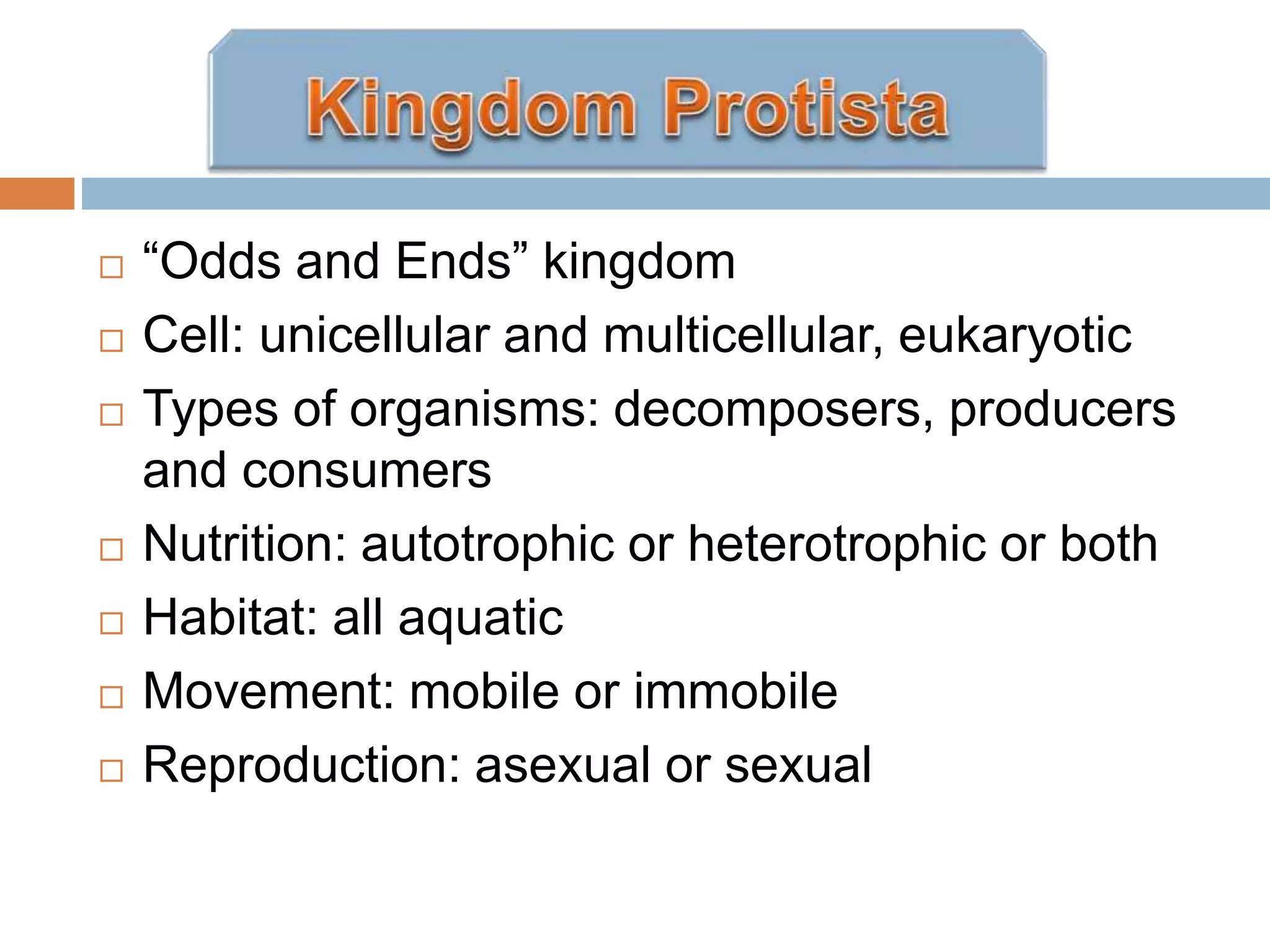 Six kingdom schemes of living organisms | PPTX
