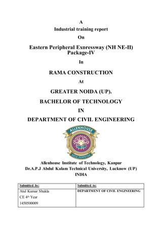 EASTERN PERIPHERAL EXPRESSWAY REPORT | DOCX