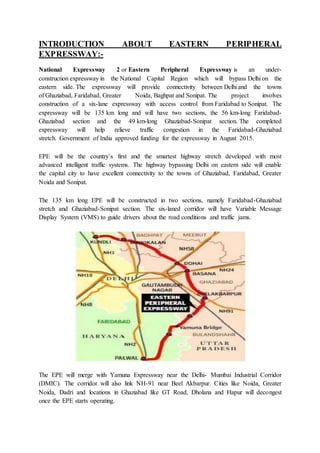 EASTERN PERIPHERAL EXPRESSWAY REPORT | DOCX