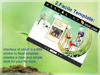 Six latest templates for page flip book | PPT