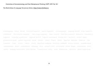 Six macrofamily protolanguages compared | PPT