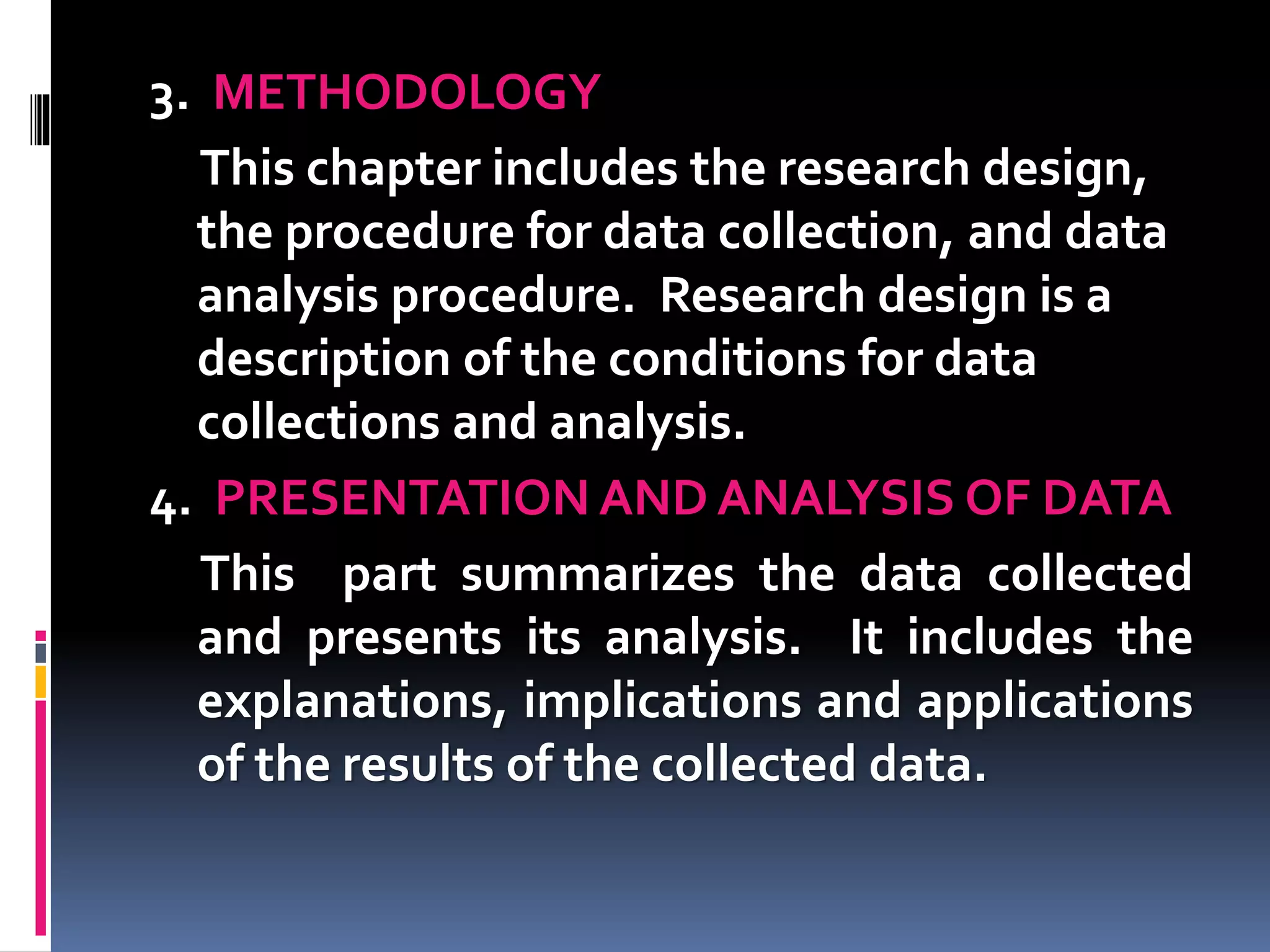 Six main chapters of a research paper | PPTX