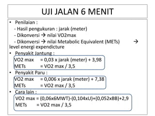 Six minute walking test | PPTX