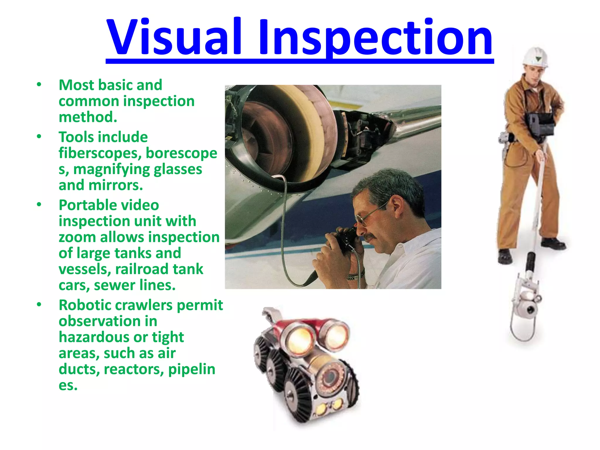 Six ndt methods | PPTX