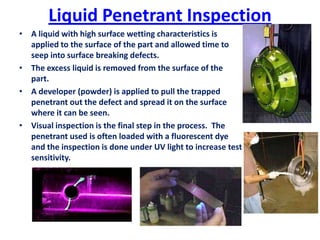 Six ndt methods | PPTX