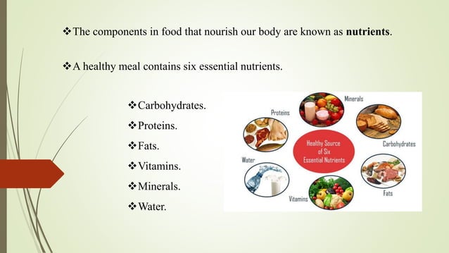 Six nutrients | PPT