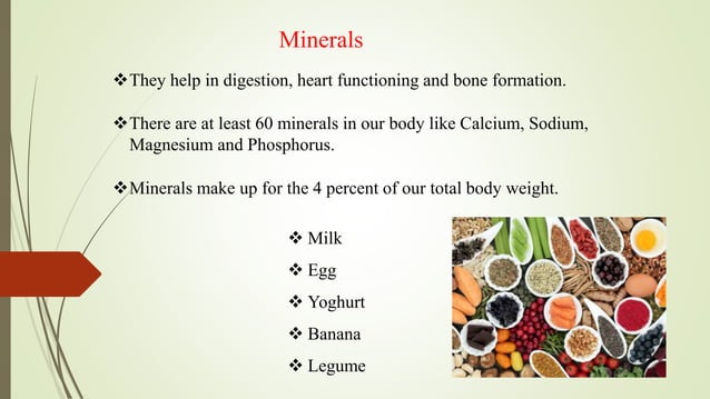 Six nutrients | PPT