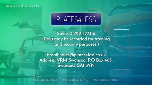 SIX OF THE MOST EXPENSIVE PERSONAL REGISTRATIONS IN THE UK