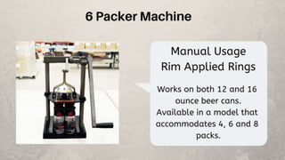 Six pack beer canning machines | PPT
