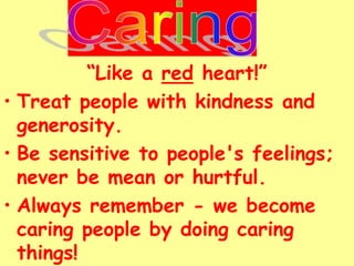 Six pillars of character | PPTX