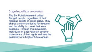 Six Point Movement from the Start to End | PPT