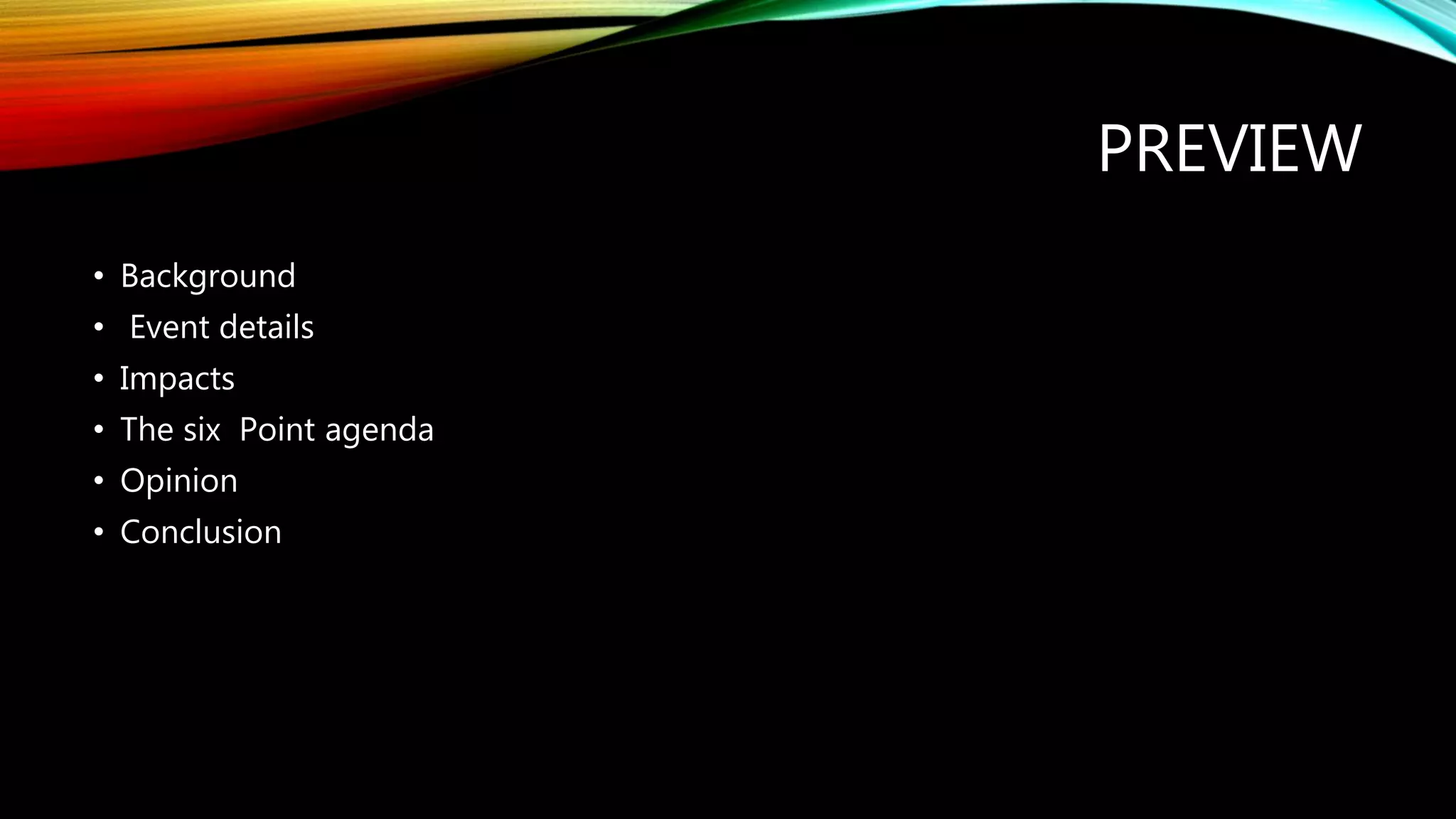 Six point program 1966 | PPTX