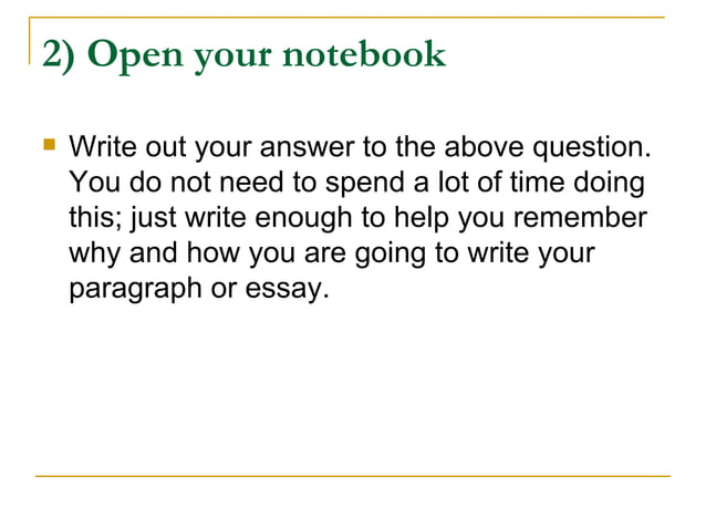 Six pre writing steps | PPT | Homework and Study | Education