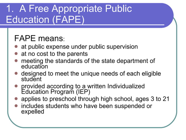 Six principles of idea | PPT | Special Needs Kids | Parenting