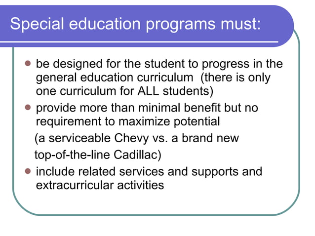 Six principles of idea | PPT | Special Needs Kids | Parenting