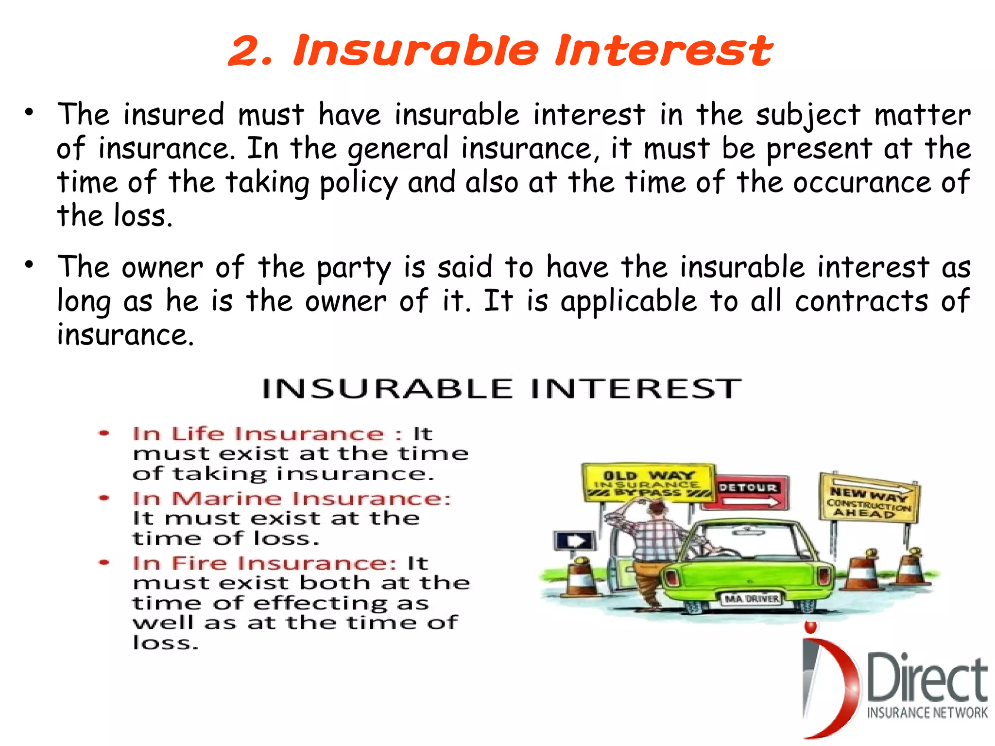 Six Principles of Insurance | PDF