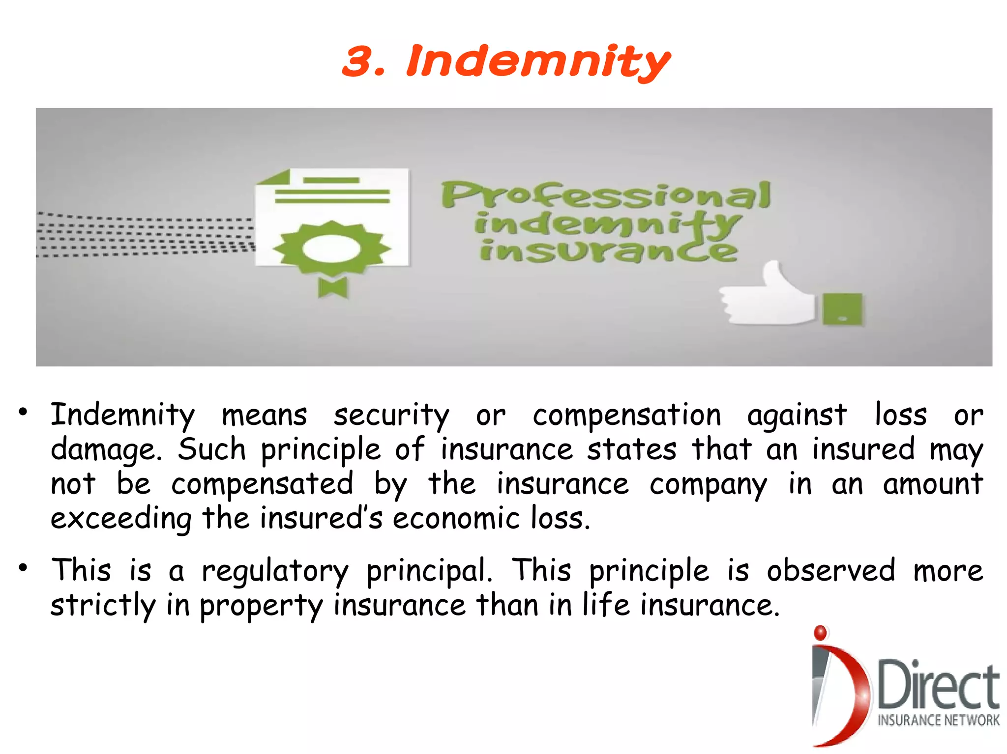 Six Principles of Insurance | PDF