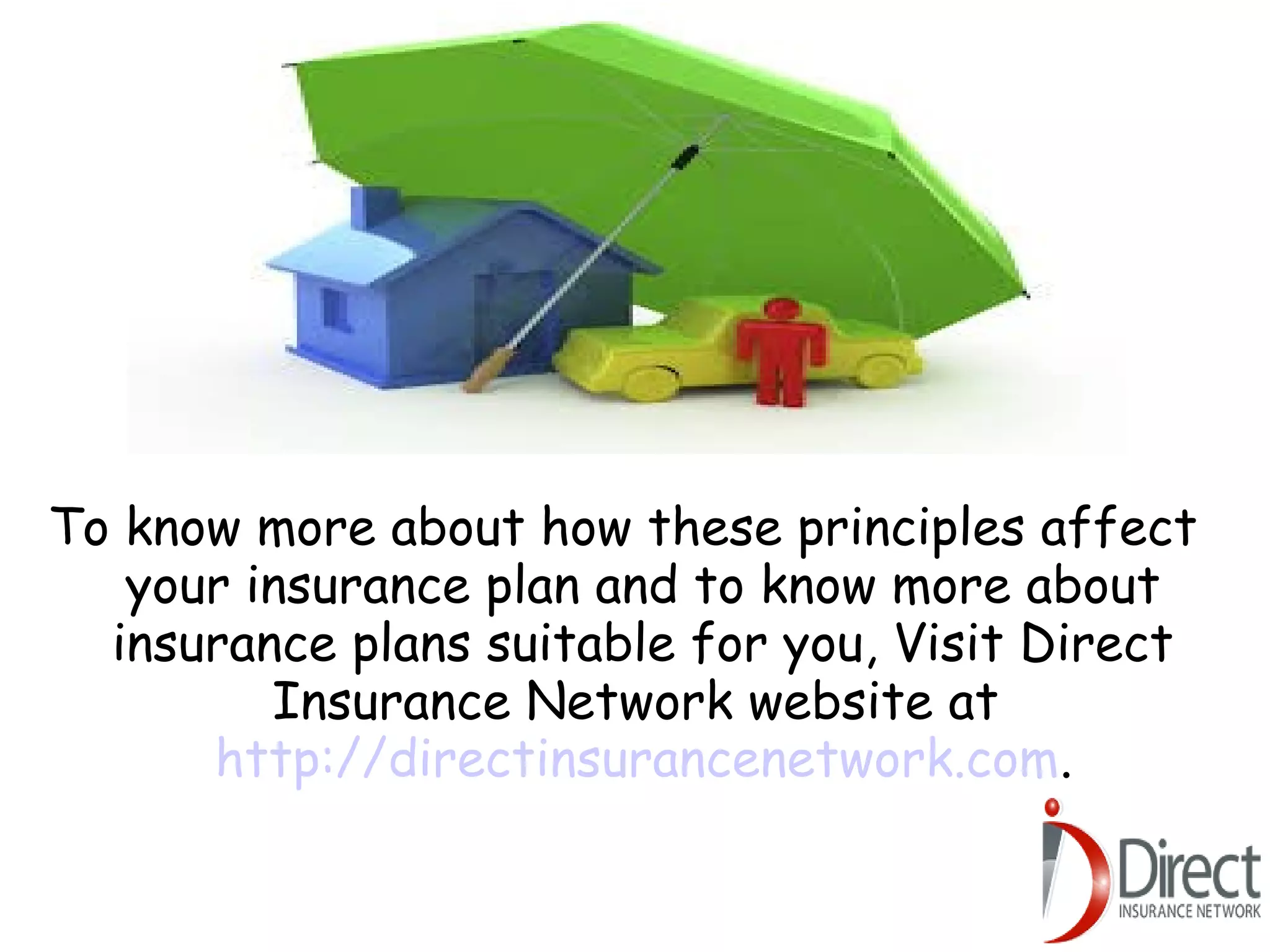 Six Principles of Insurance | PDF