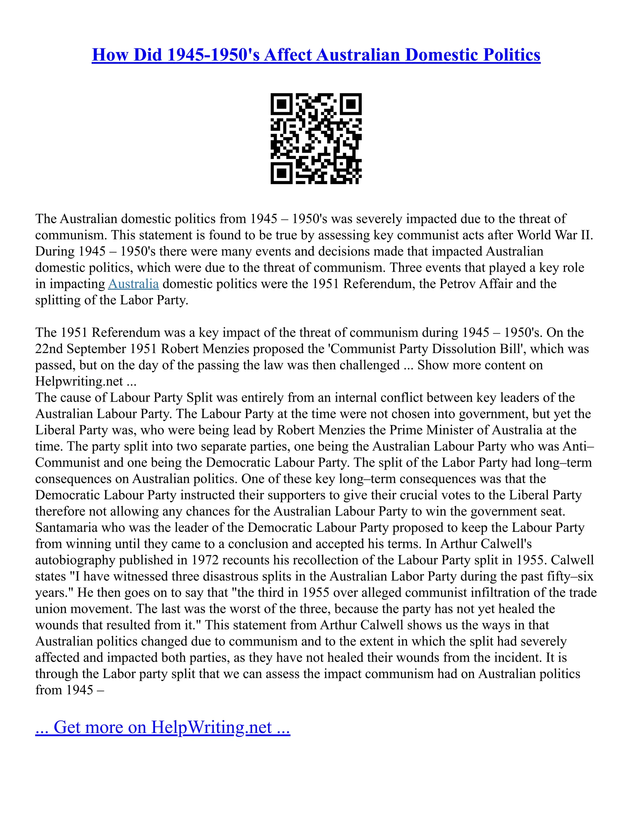 Six Principles Of Political Realism | PDF