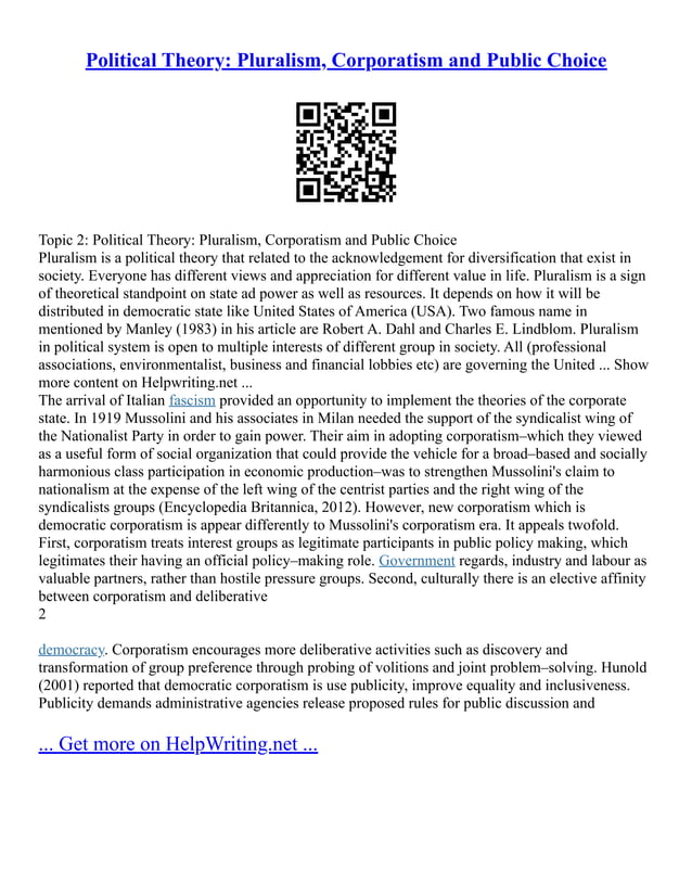 Six Principles Of Political Realism | PDF