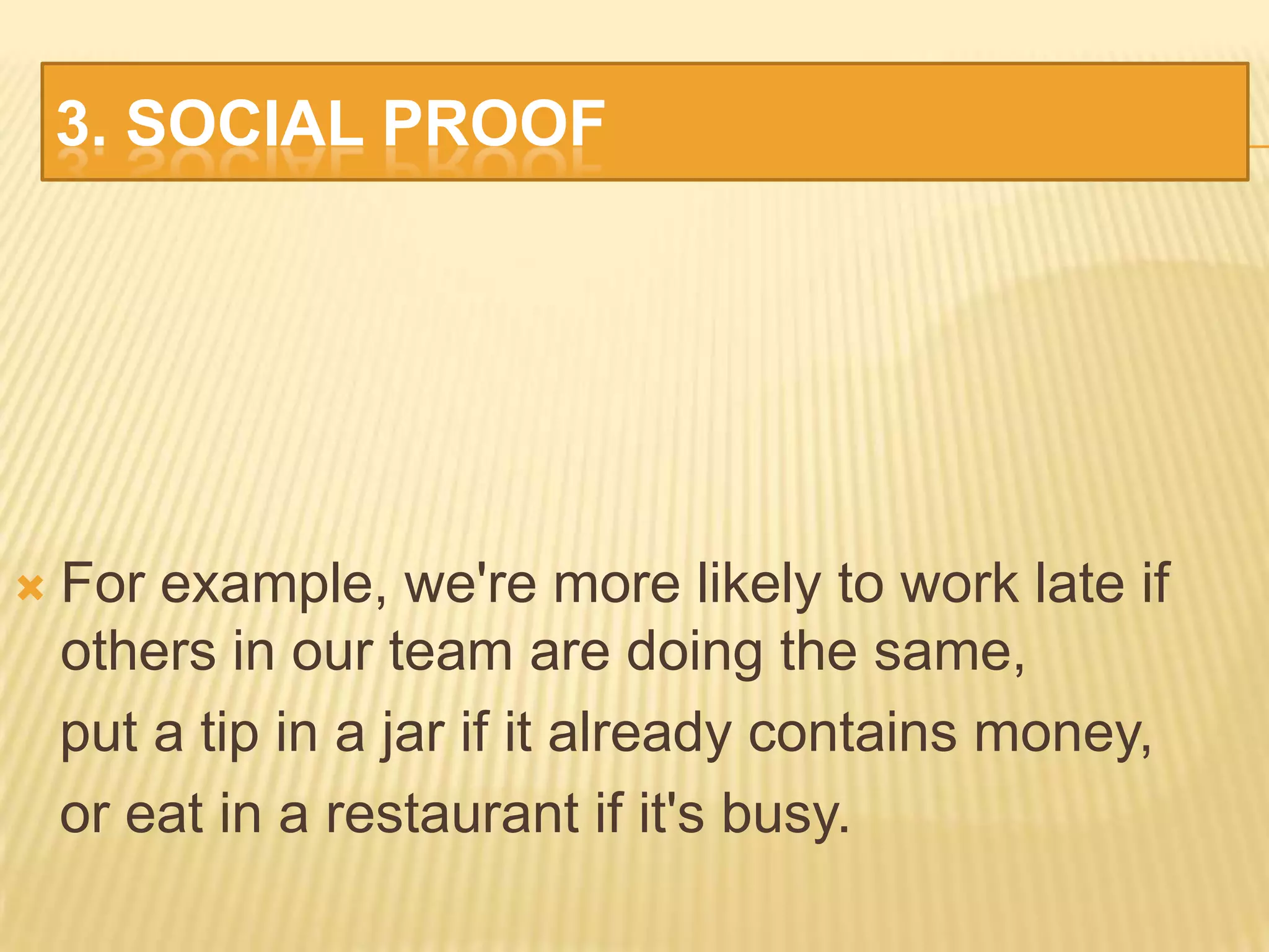 Six principles of influence | PPTX