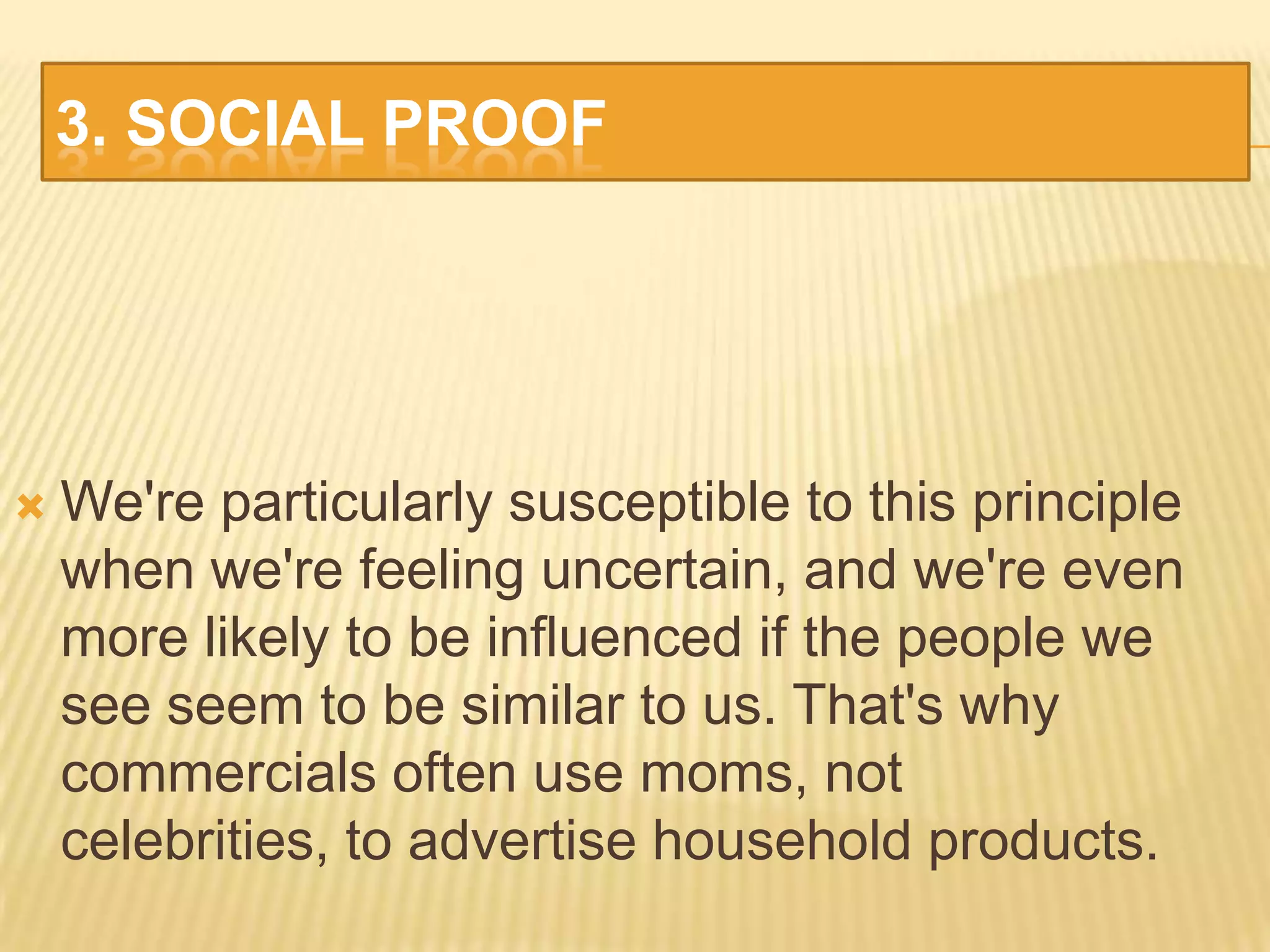 Six principles of influence | PPTX