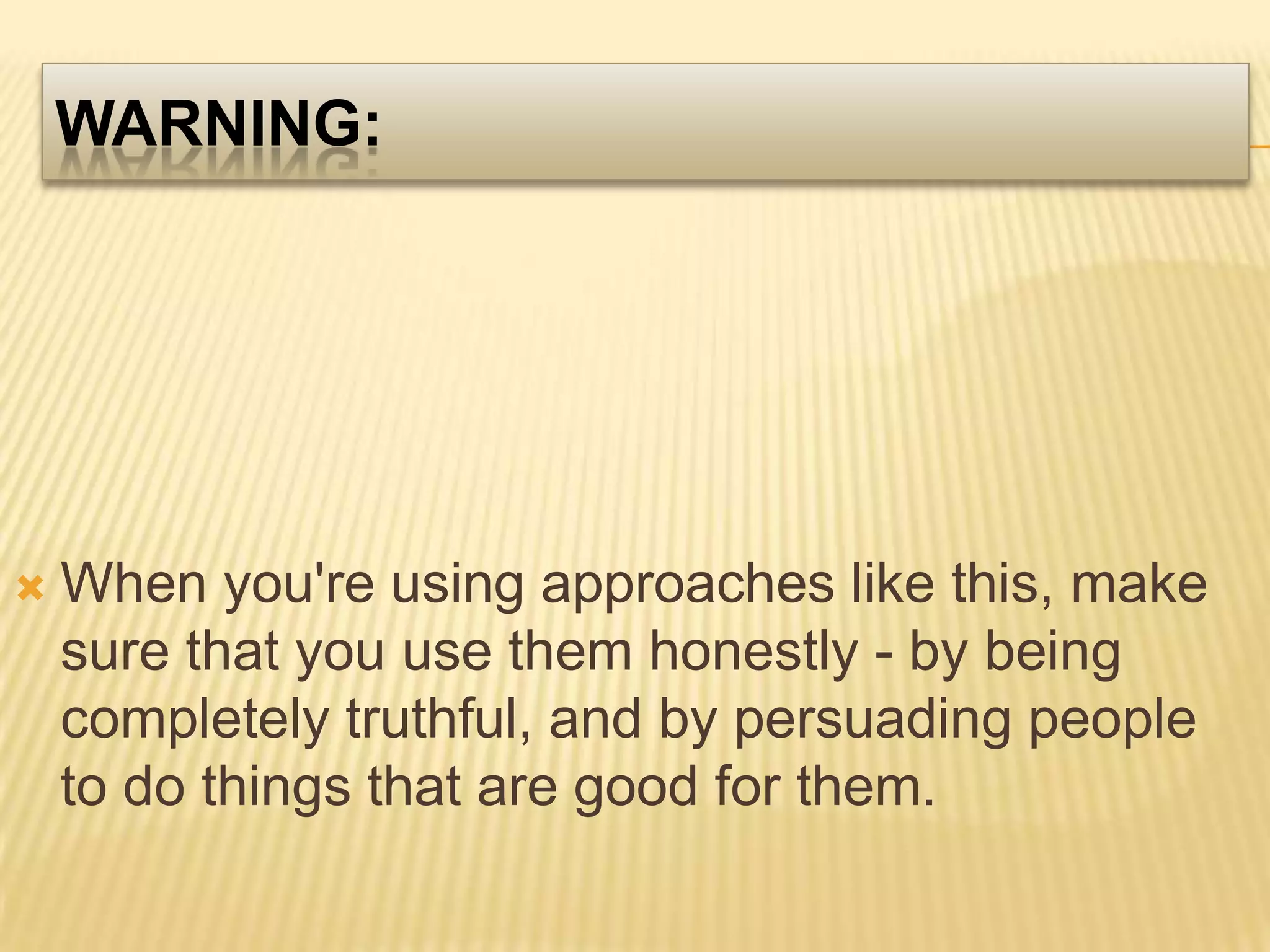 Six principles of influence | PPTX