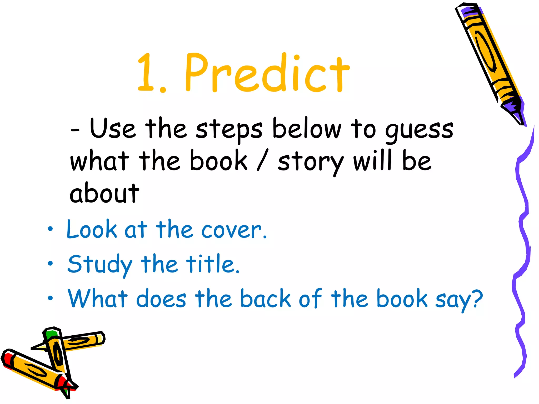 Six reading strategies | PPT